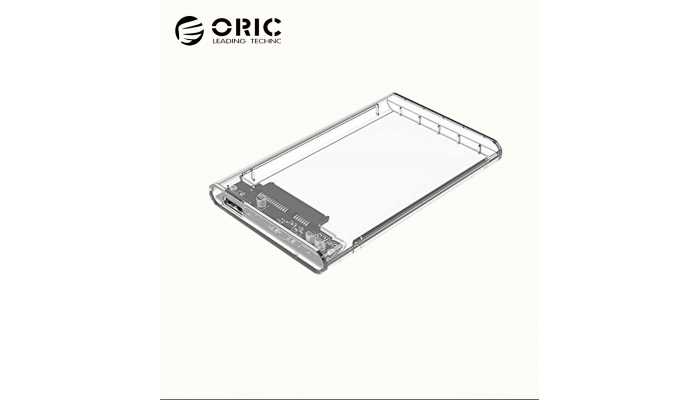 ORICO | 2.5 inch Transparent USB3.0 Hard Drive Enclosure (ORICO 2139U3) | V-Tech Computer Shop